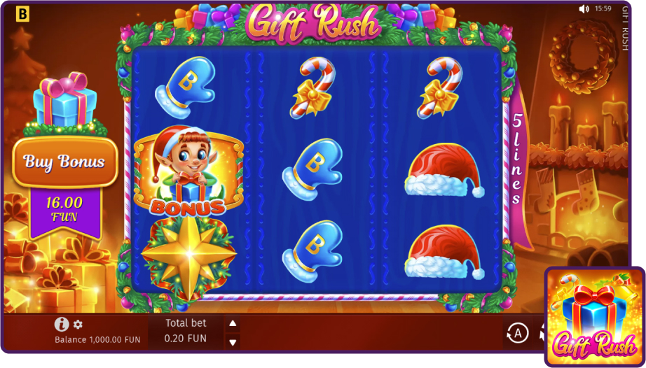 Gift Rush by BGAMING Free Play, Free Spins & Tips